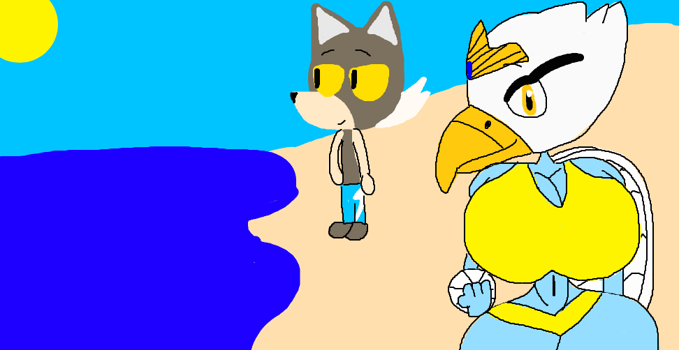 Eris And Windra At The Beach by superja678 on DeviantArt