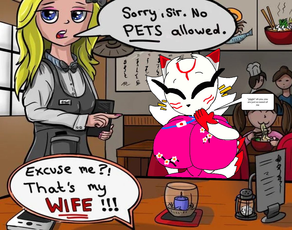 sorry, sir. no PETS allowed (meme) Pt2 by superja678 on DeviantArt