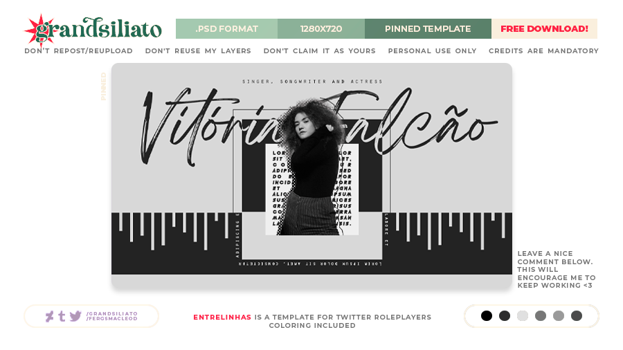 TEMPLATE ( ENTRELINHAS ) by GRANDSILIATO on DeviantArt