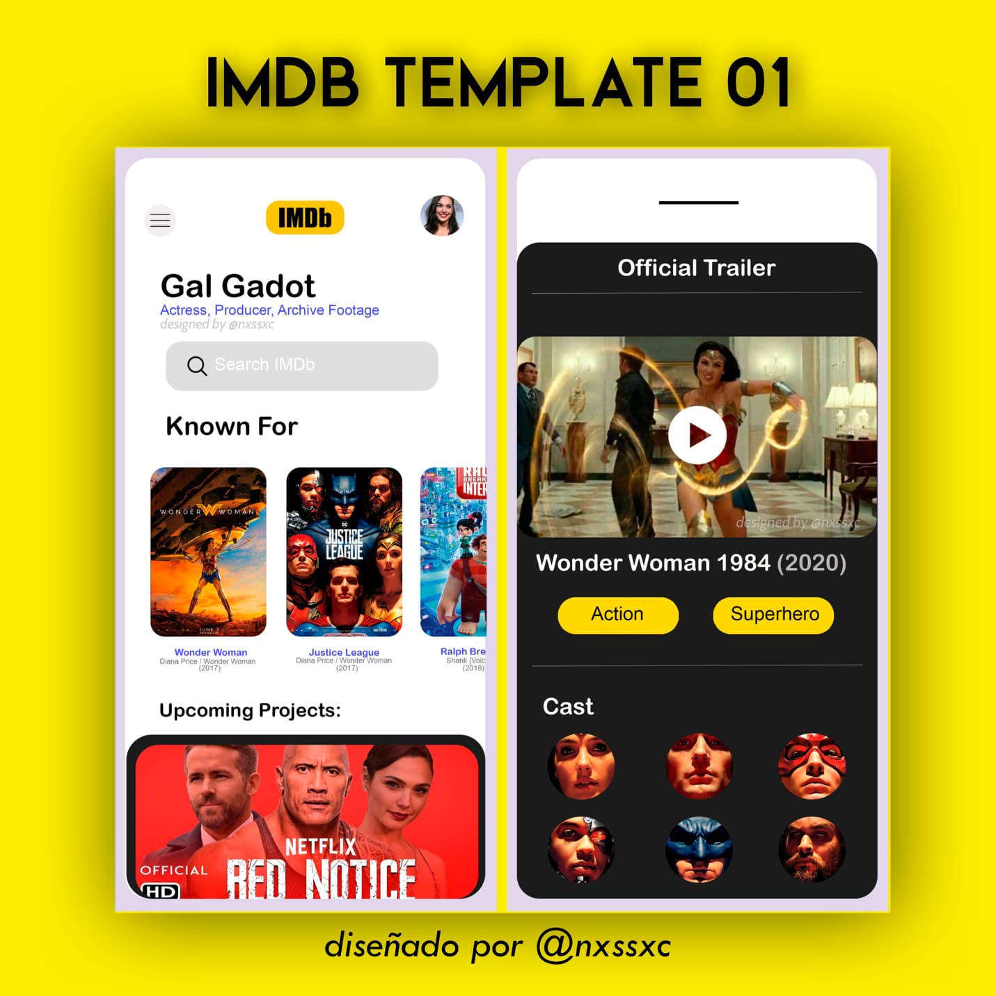 IMDb Template 01 by nxssxc on DeviantArt