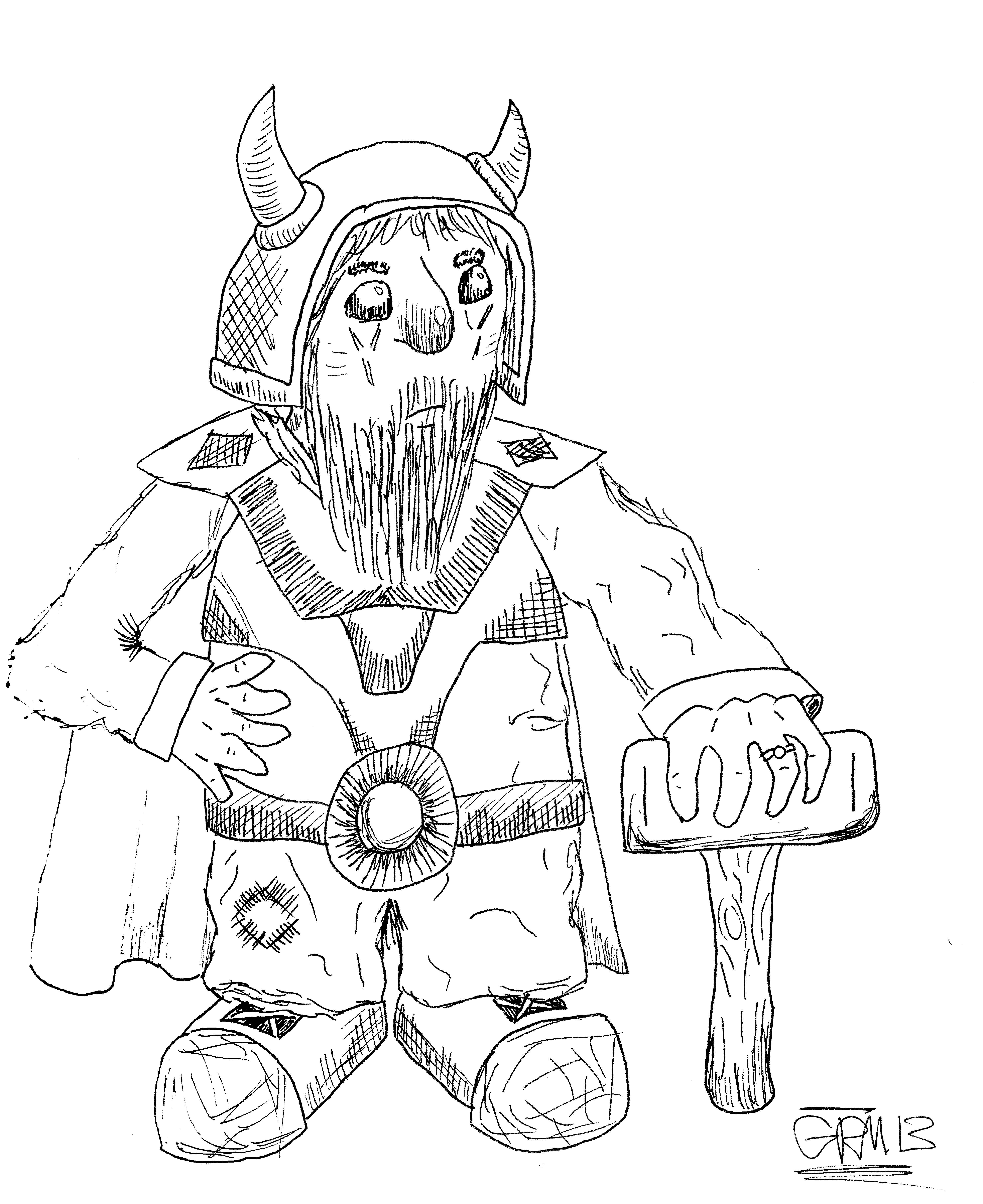 Dwarf Drawing by SpacemanSpiff002 on DeviantArt