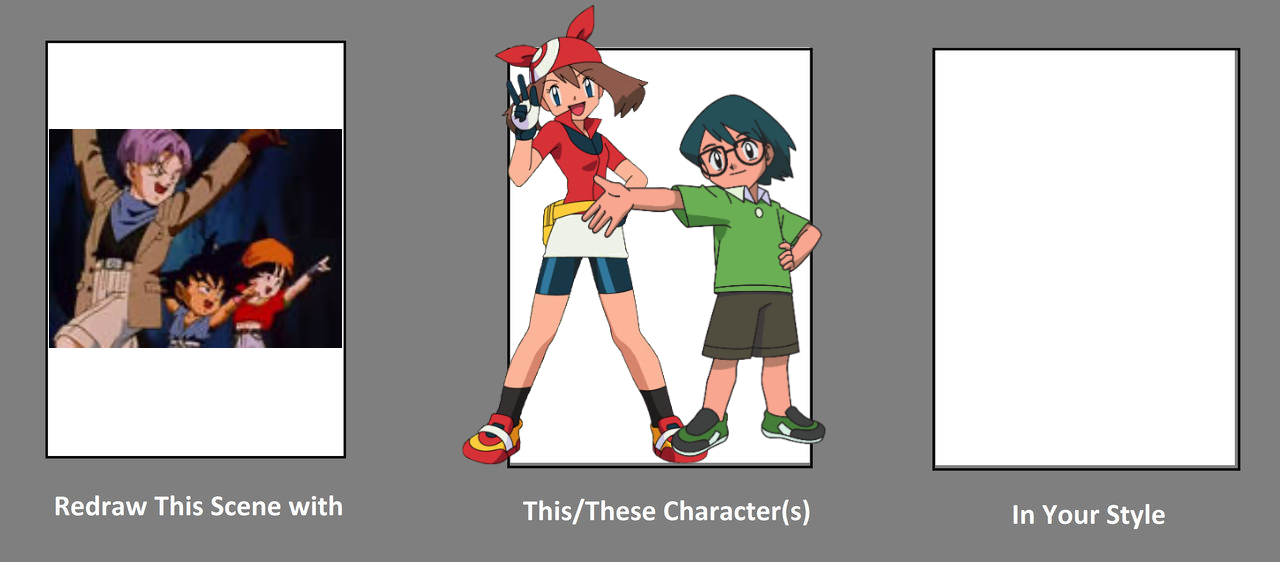 Redraw this scene with May and Max by AlphaGodzilla1985 on DeviantArt