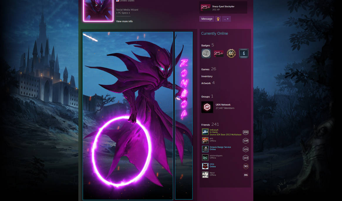 Spectre Dota 2. The Mercurial Steam Artwork Design by Octavio-Arts on ...