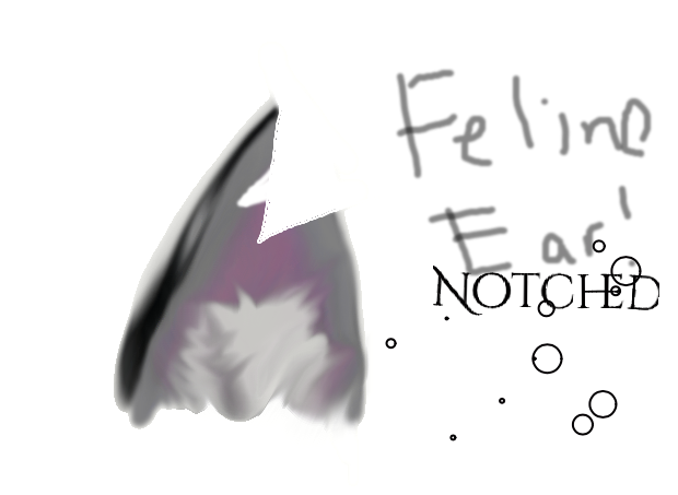 Feline Cat Ear Notched Tutorial by Mistleheart on DeviantArt