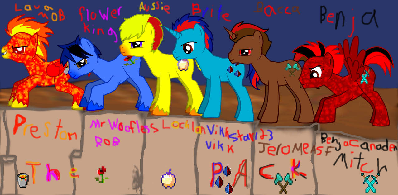 the pack mlp style by yinbalanceyang on DeviantArt