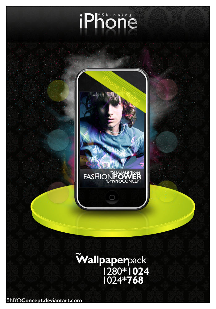 iPhone:Skinning Wallpaper by NyoConcept on DeviantArt