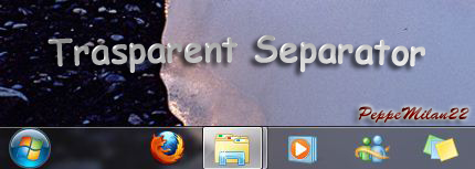Transparent Separator Taskbar by peppemilan22 on DeviantArt