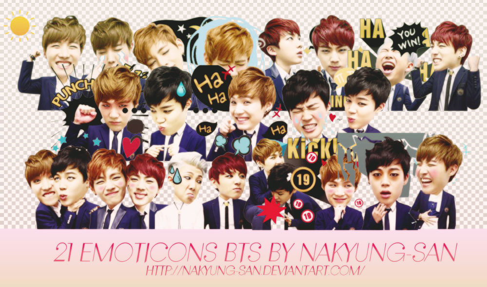 [FREE] Fack Emoji BTS by NaKyung-san on DeviantArt