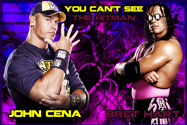 John Cena Vs Bret Hart By Captain Six On Deviantart