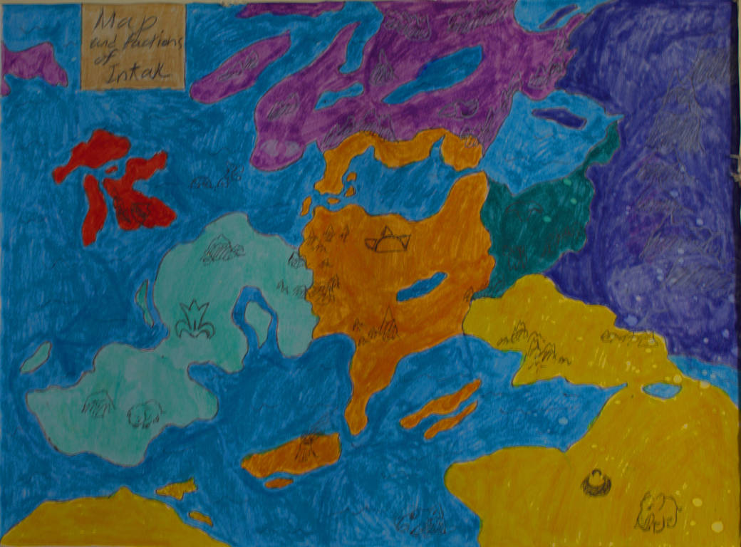 Map of the continent of Intak by ZMArtsuff on DeviantArt
