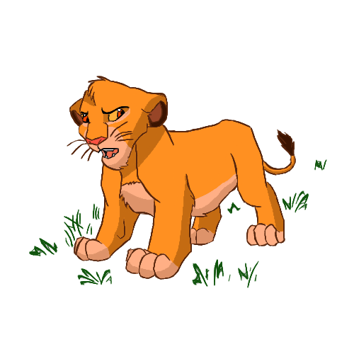 Simba shaded by Shad0wBaby on DeviantArt