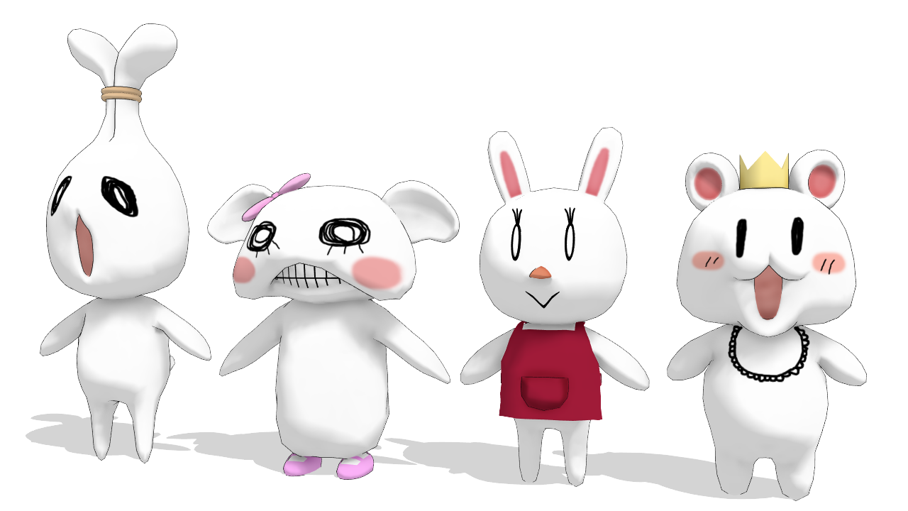 MMD Fluffy Bunny model DL! by FAN-TERIOR on DeviantArt