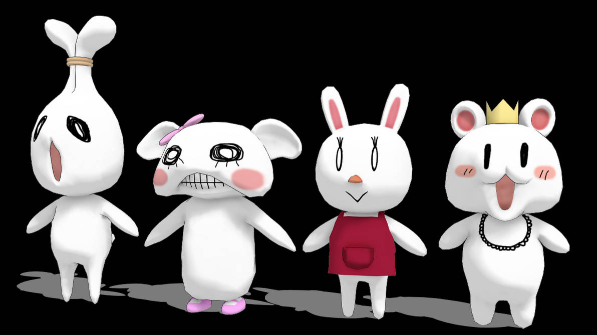 MMD Fluffy Bunny model DL! by FAN-TERIOR on DeviantArt