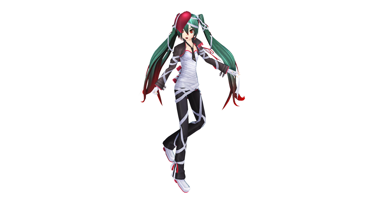 MMD PDX Bandage Heart Miku DL by Lex-The-Bookworm on DeviantArt