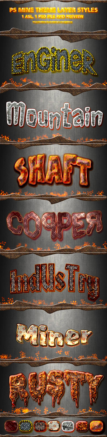ps mine layer styles by dabbex30 on DeviantArt