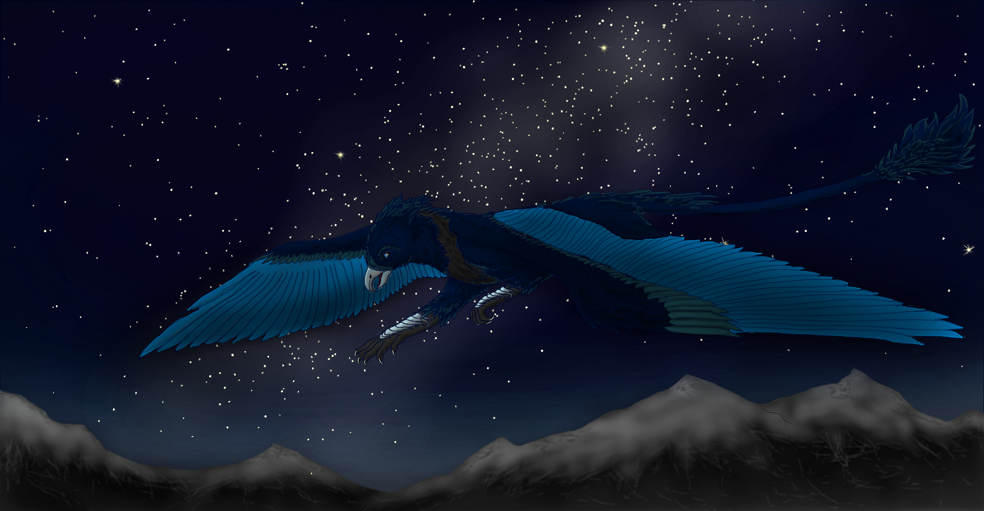 Night Sky by TalonWolfG5 on DeviantArt
