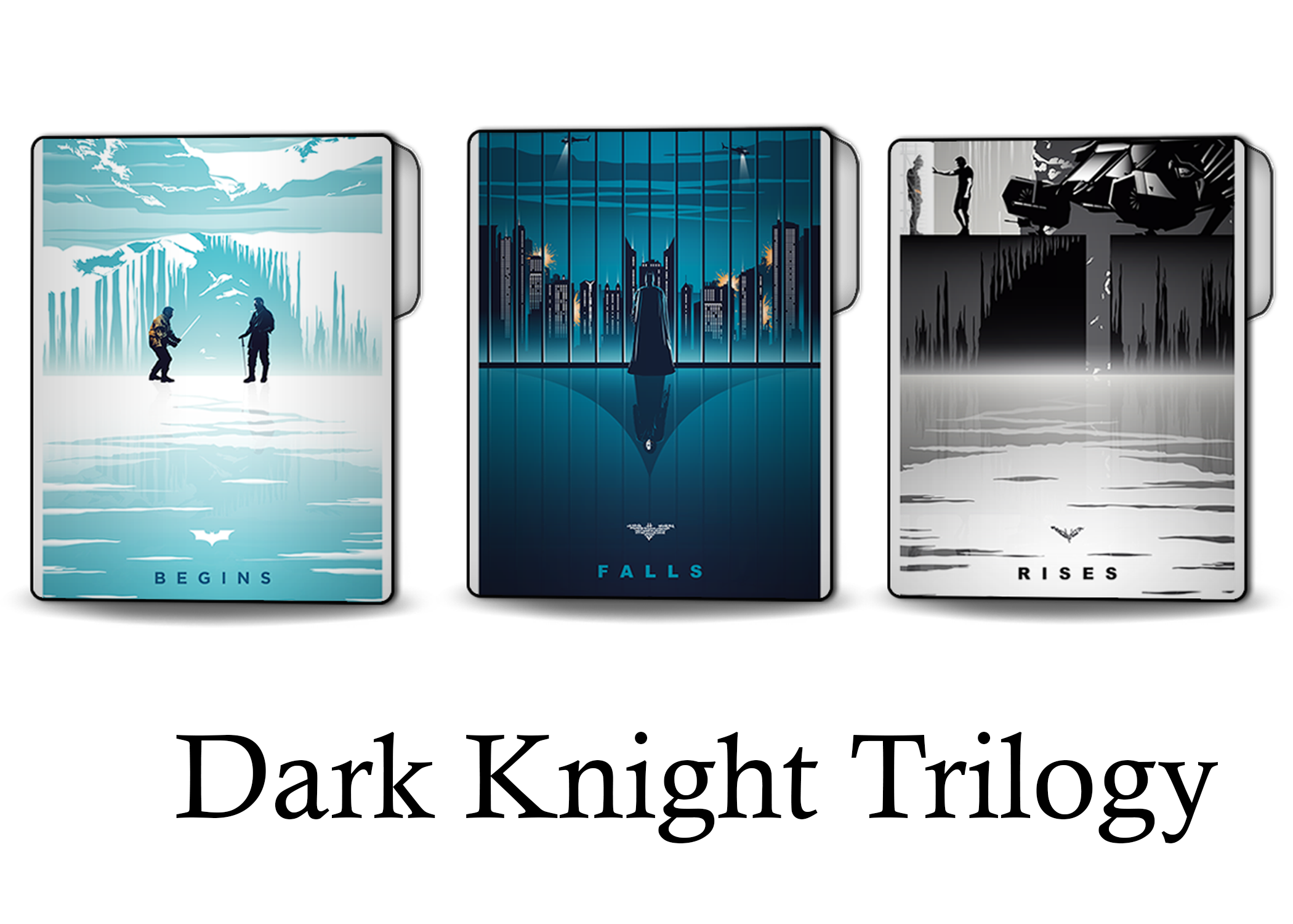 Dark Knight Trilogy Folder Icon by amirwkf10 on DeviantArt