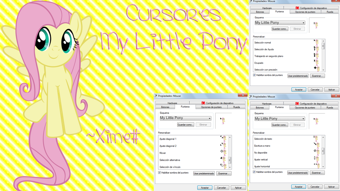 Cursores My Little Pony by XimePonyLoka on DeviantArt