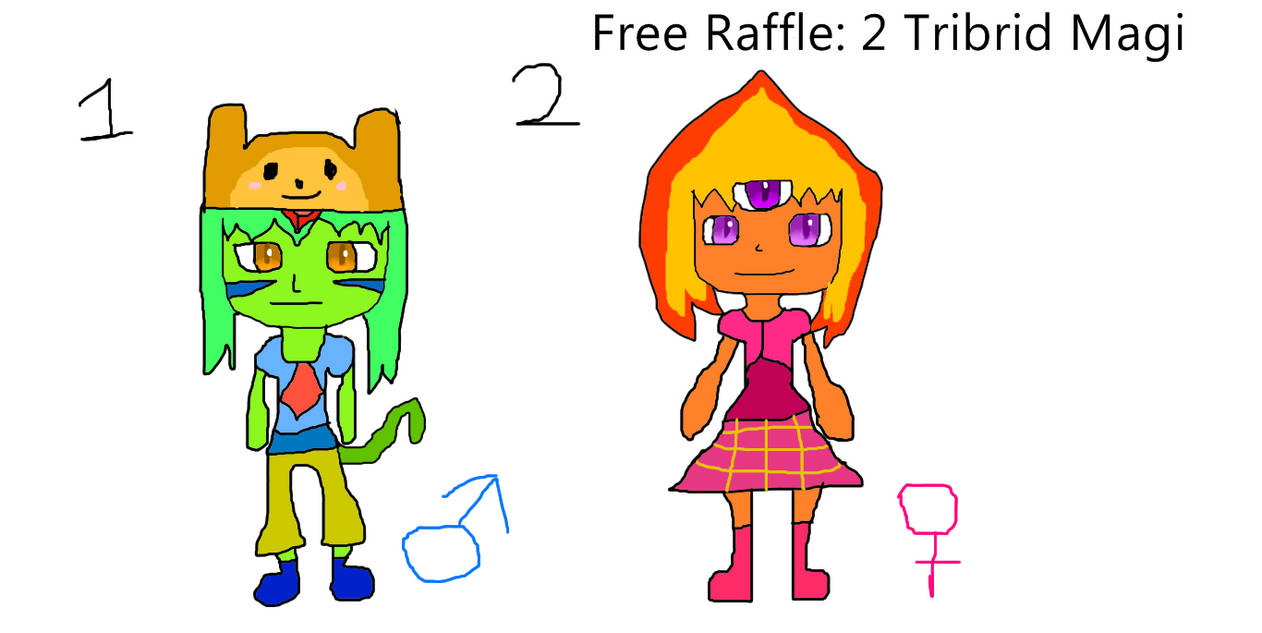 Free Raffle: 2 Tribrid Magi CLOSED by Whirlwind-Tigress on DeviantArt