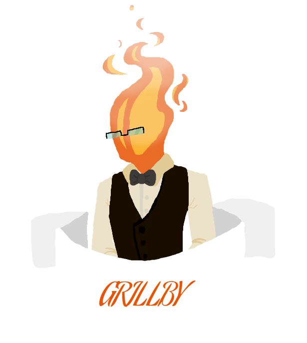 Grillby by TheDappledDragon on DeviantArt