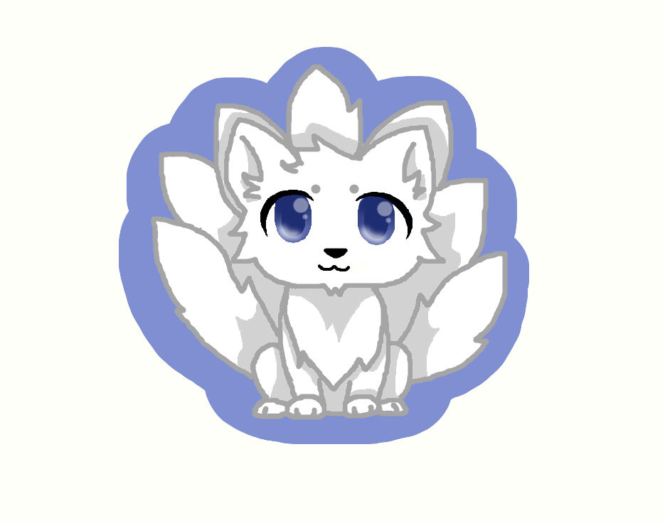 Seven-tailed fox by Quitoberry on DeviantArt