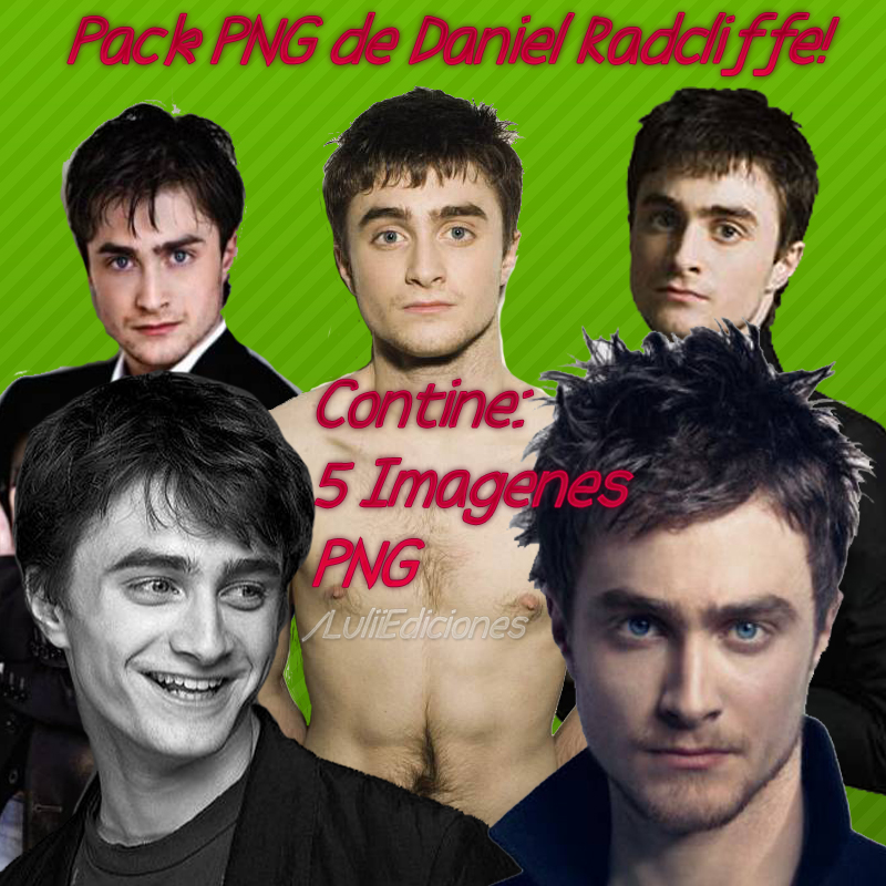 Pack PNG de Daniel Radcliffe by PscPsTutorials on DeviantArt