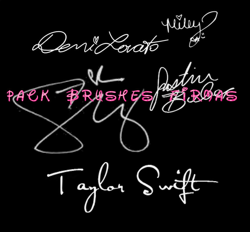 Brushes Firmas De Famosos by Marilau02 on DeviantArt