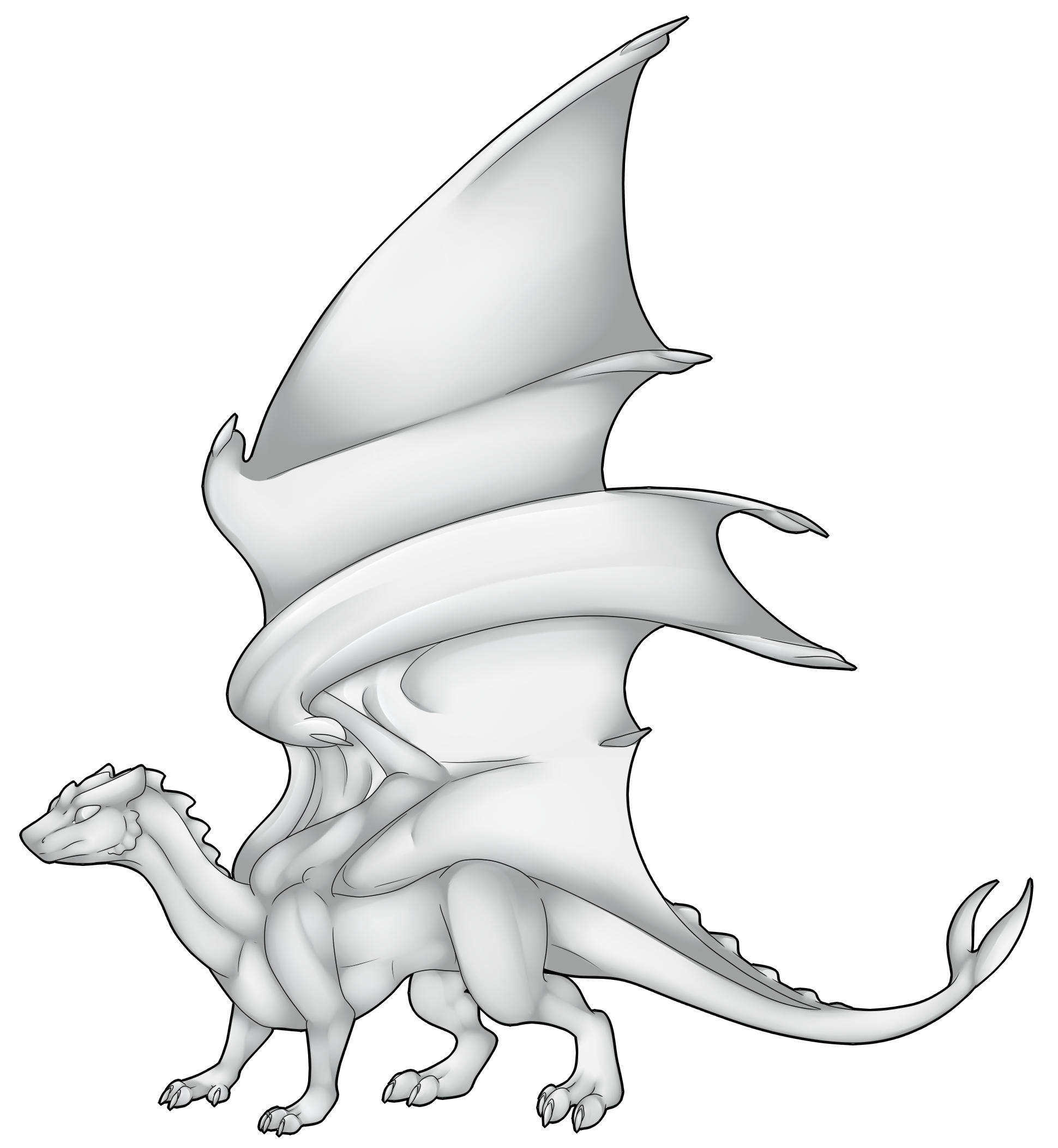 Pernes Dragon standing base by Spark-Imagination on DeviantArt
