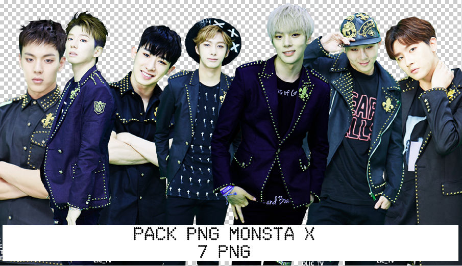 Pack PNG MONSTA X by KimNamJoonRapMon on DeviantArt