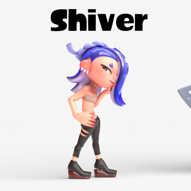 Splatoon Shiver Blender rig by STANN-co on DeviantArt