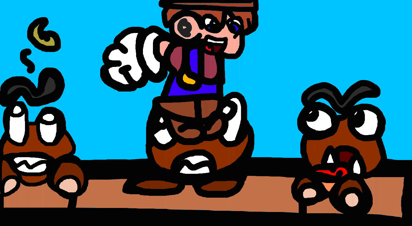 Benvenuto Loves to Stomp Goombas by DestiniteEmperor on DeviantArt