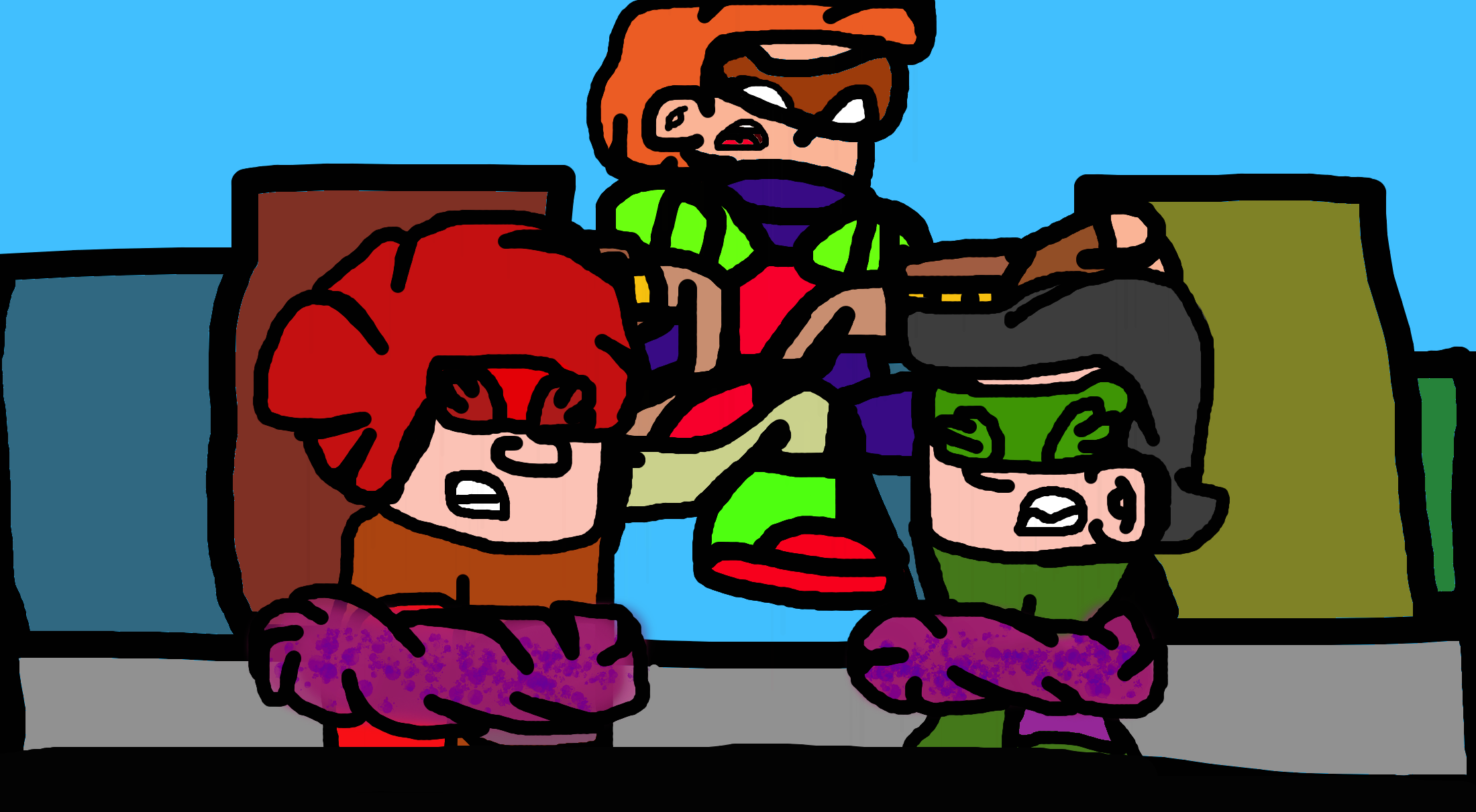 Alastor Catching Some Villains by DestiniteEmperor on DeviantArt