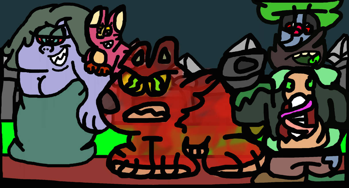 Monsters of The Dr. Nux's Mansion by DestiniteEmperor on DeviantArt