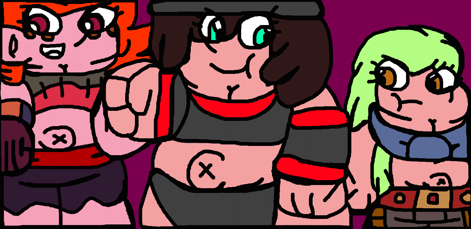 Haruka Big Belly Gal Rumble by DestiniteEmperor on DeviantArt