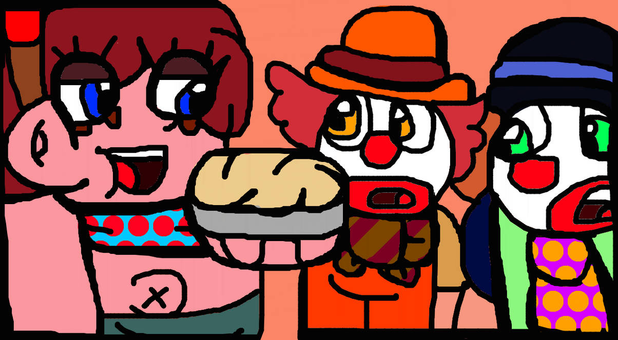 Cafria Hungry For More Clown Pies by DestiniteEmperor on DeviantArt