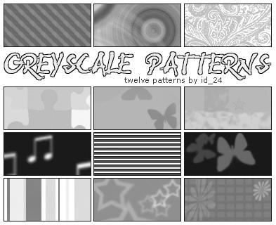 Greyscale Patterns by id-24 on DeviantArt