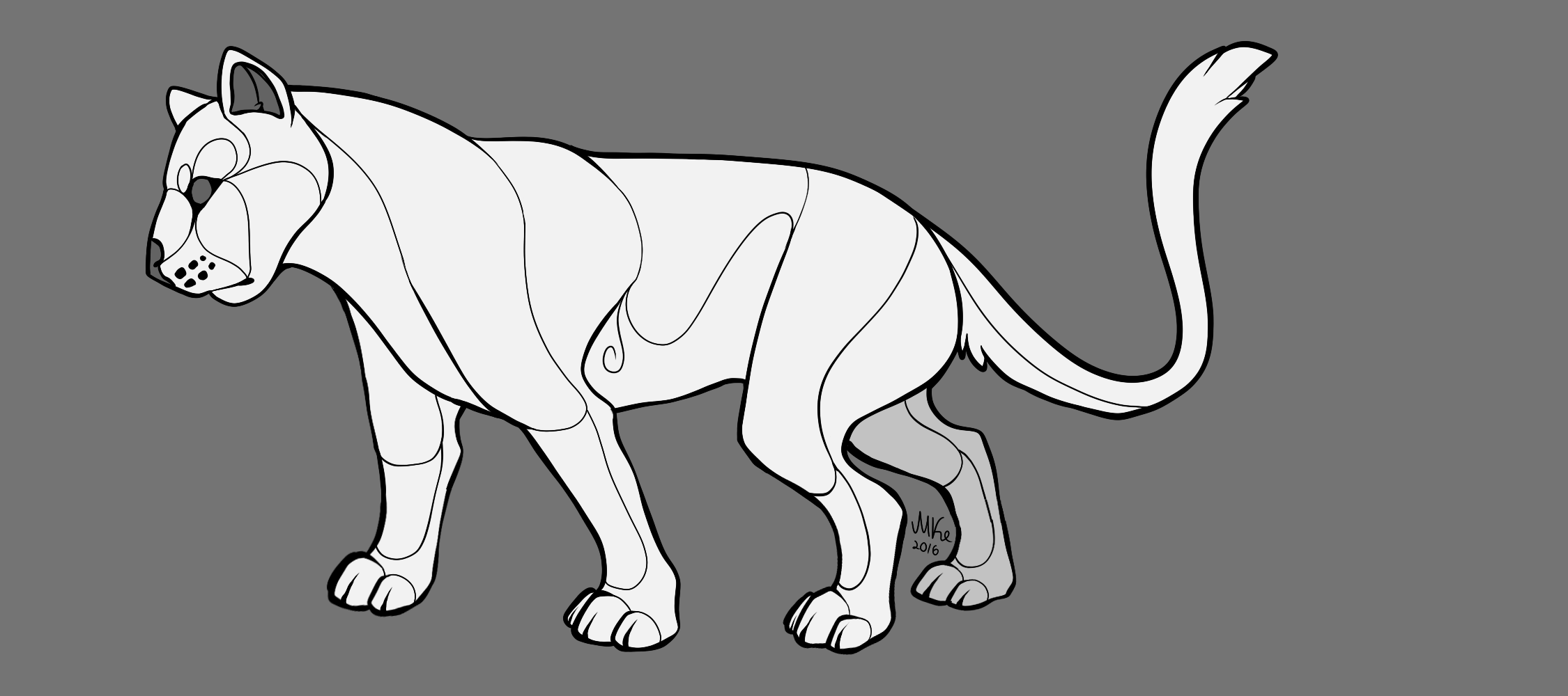 Lioness Base P2U by gingasan1000 on DeviantArt