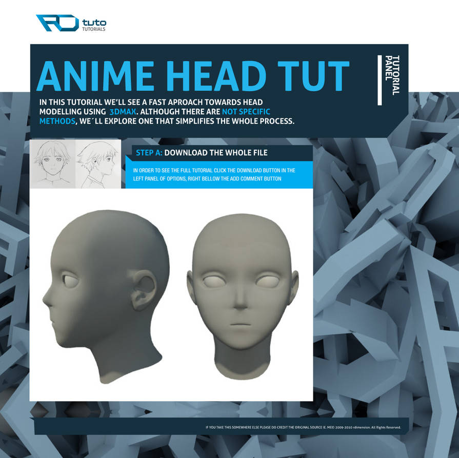 Rd Head Modelling Tutorial By Rau Kun On Deviantart