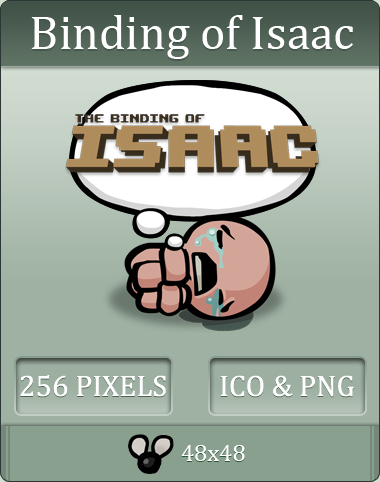 The Binding of Isaac Icon by UltimateAoshi on DeviantArt