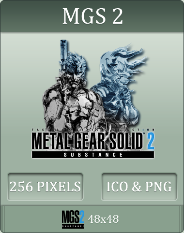 MGS2 - Blue Icon by UltimateAoshi on DeviantArt