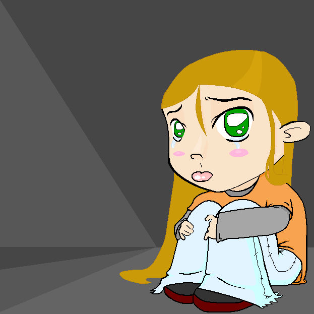 Crying Chibi by ThaShaggyTiga on DeviantArt