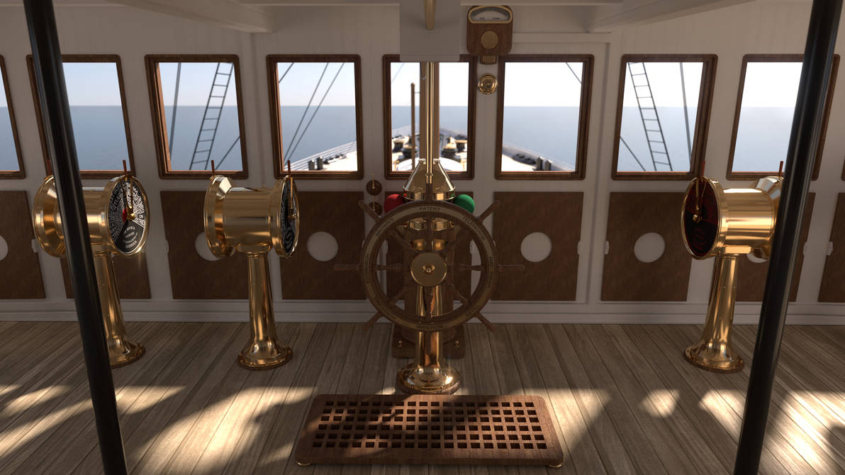 Titanic - Wheel house test 5 by ReMiPh on DeviantArt