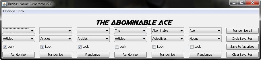 Badass Mech Name Generator v2.0 by DarthStevenus on DeviantArt