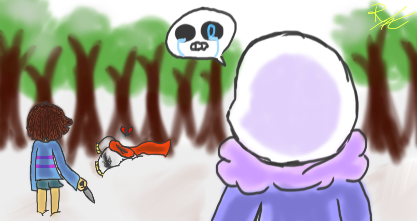 Papyrus Death (OLD) by Skeltaal on DeviantArt
