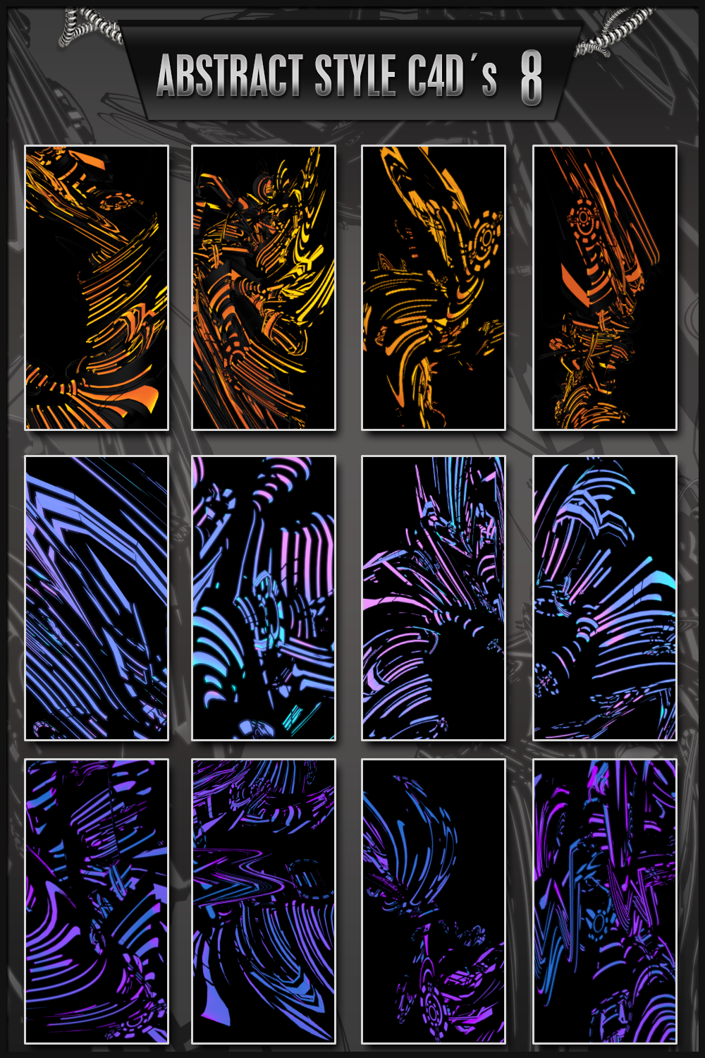 abstract C4D pack 8 by trveviking on DeviantArt