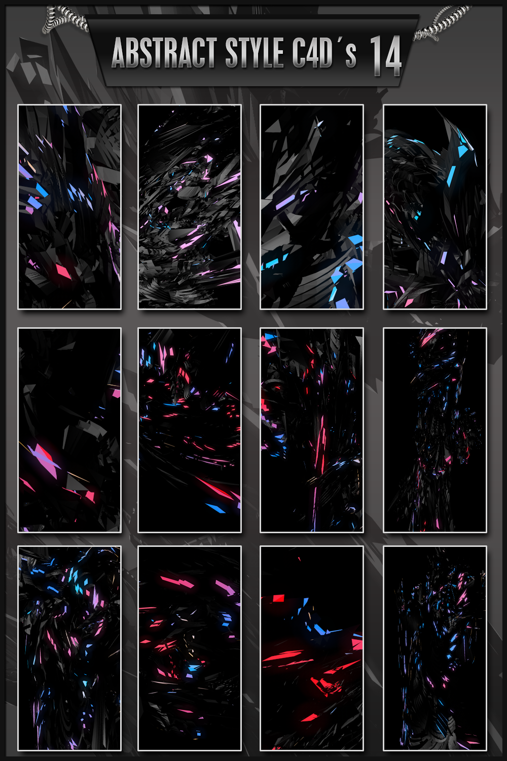 Abstract C4D pack 14 by trveviking on DeviantArt