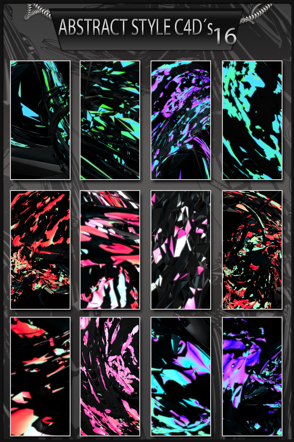 Abstract C4D pack 16 by trveviking on DeviantArt