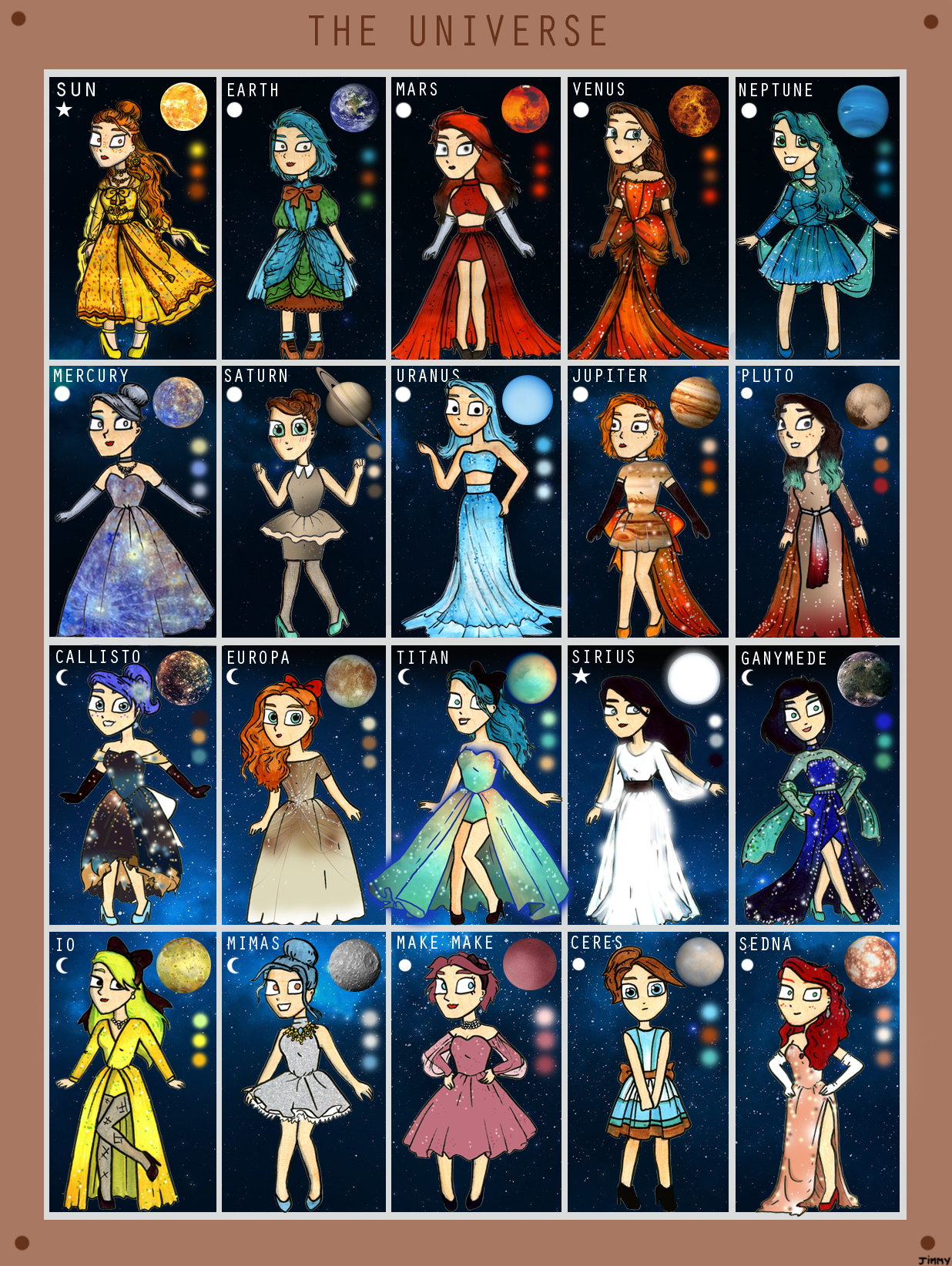 SOLAR SYSTEM humanized by jimmyoOO on DeviantArt