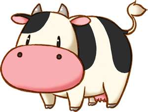 Harvest moon moo cow cursor set by MooCowlovins on DeviantArt