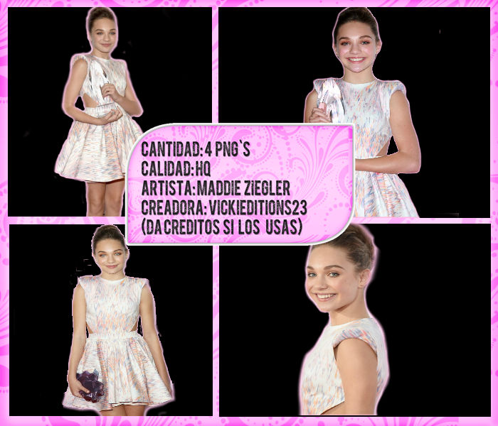 Pack PNG de Maddie Ziegler by VickiEditions23 on DeviantArt